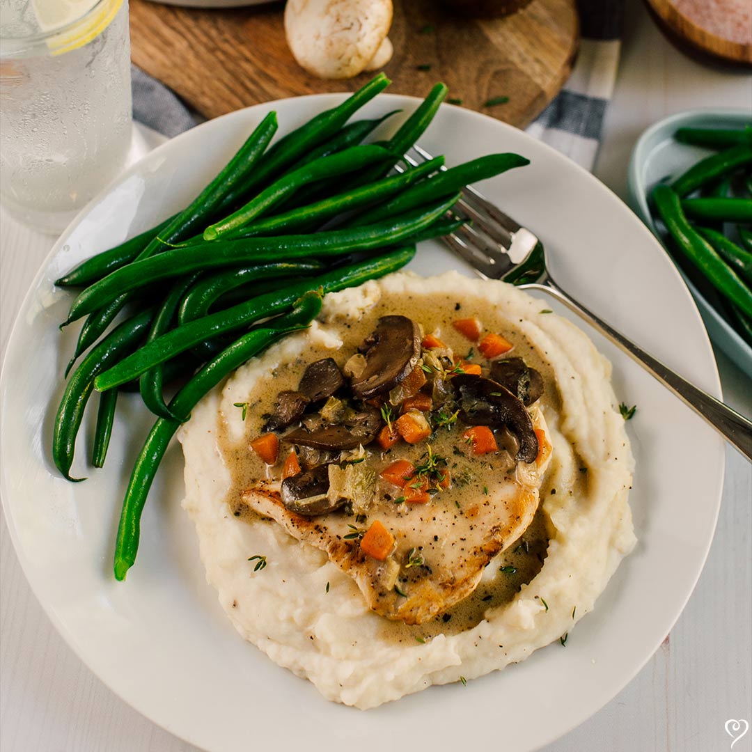 Countryside Chicken over Linguine | Dream Dinners La Mesa