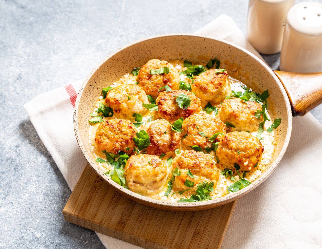 Turkey Meatballs in a Garlic Butter Sauce | Dream Dinners La Mesa